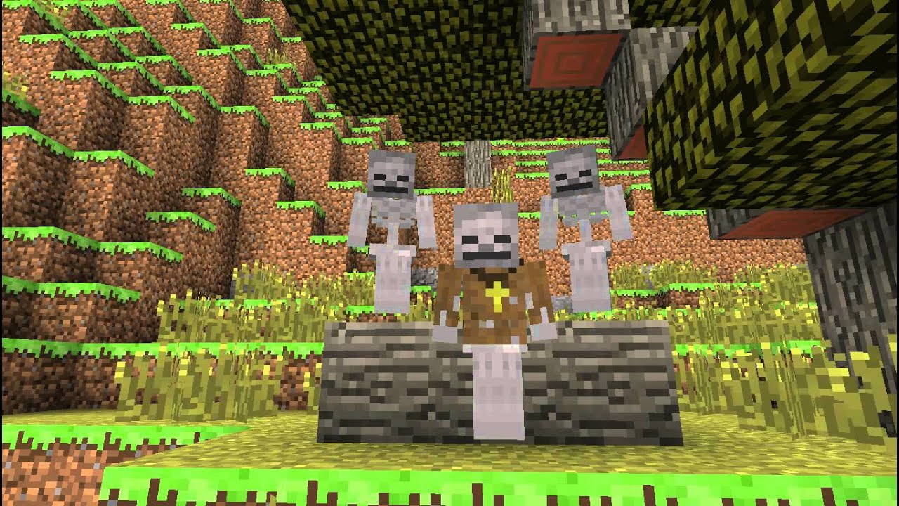 Minecraft: Spooky Scary Skeletons - YouTube