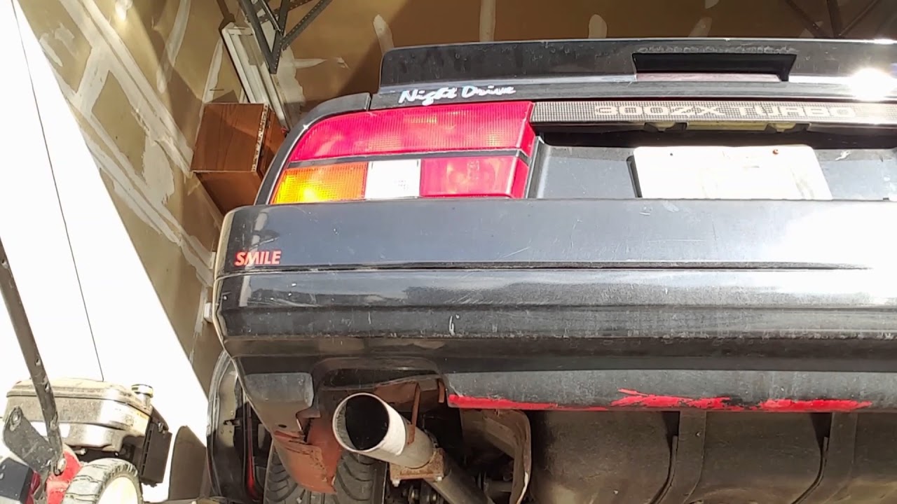 Vg30et straight pipe - YouTube