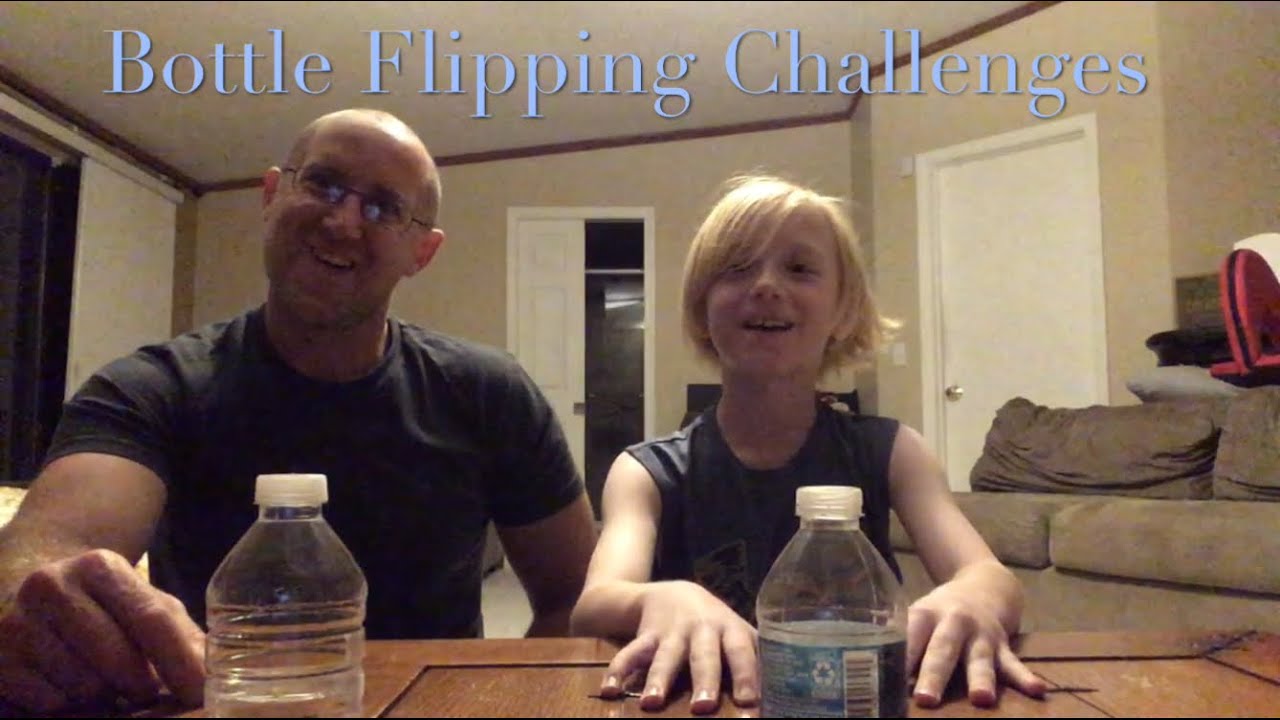 #bottleflipchallenge Bottle Flipping Challenges - YouTube