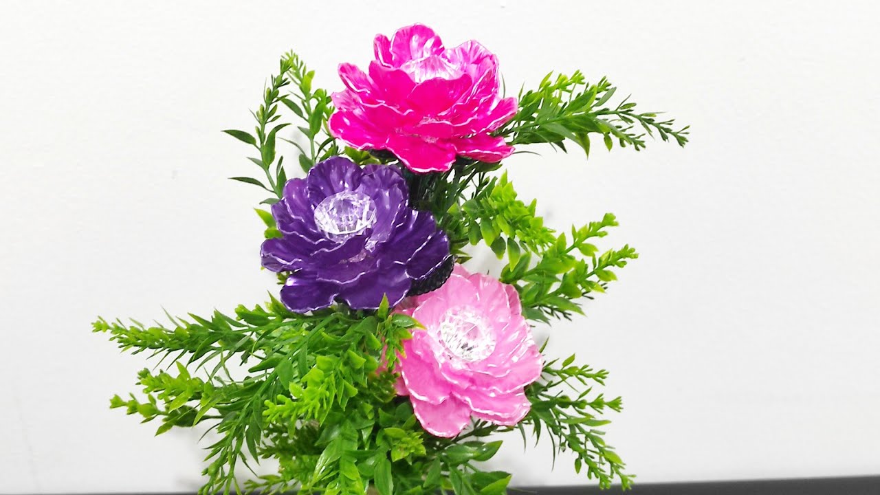 membuat bunga mawar mekar yang cantik - YouTube