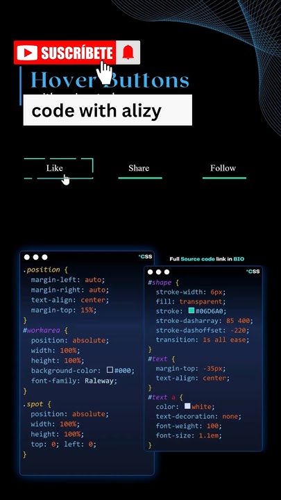 Buttons With Awesome Hover Effects Using Only HTML & CSS #html #css #webdesign - YouTube