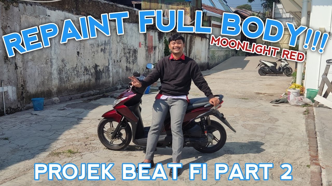 REPAINT FULL BODY BEAT FI MOONLIGHT RED!!! #Part2 - YouTube