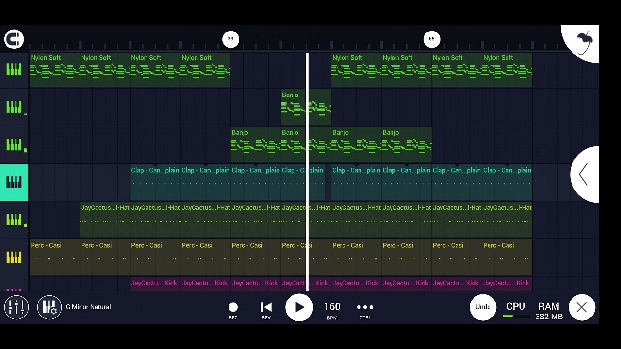 Fl studio mobile: 160bpm guitar type beat - YouTube