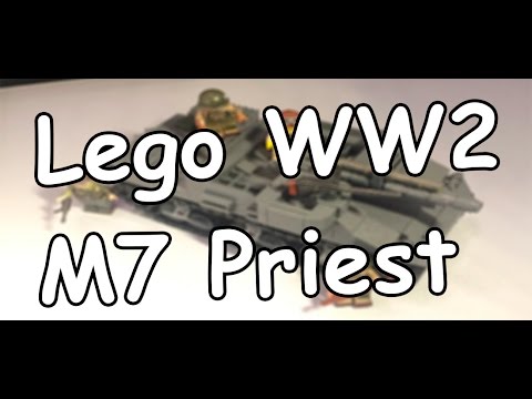 LEGO WW2 M7 PRIEST MOC Showcase - YouTube