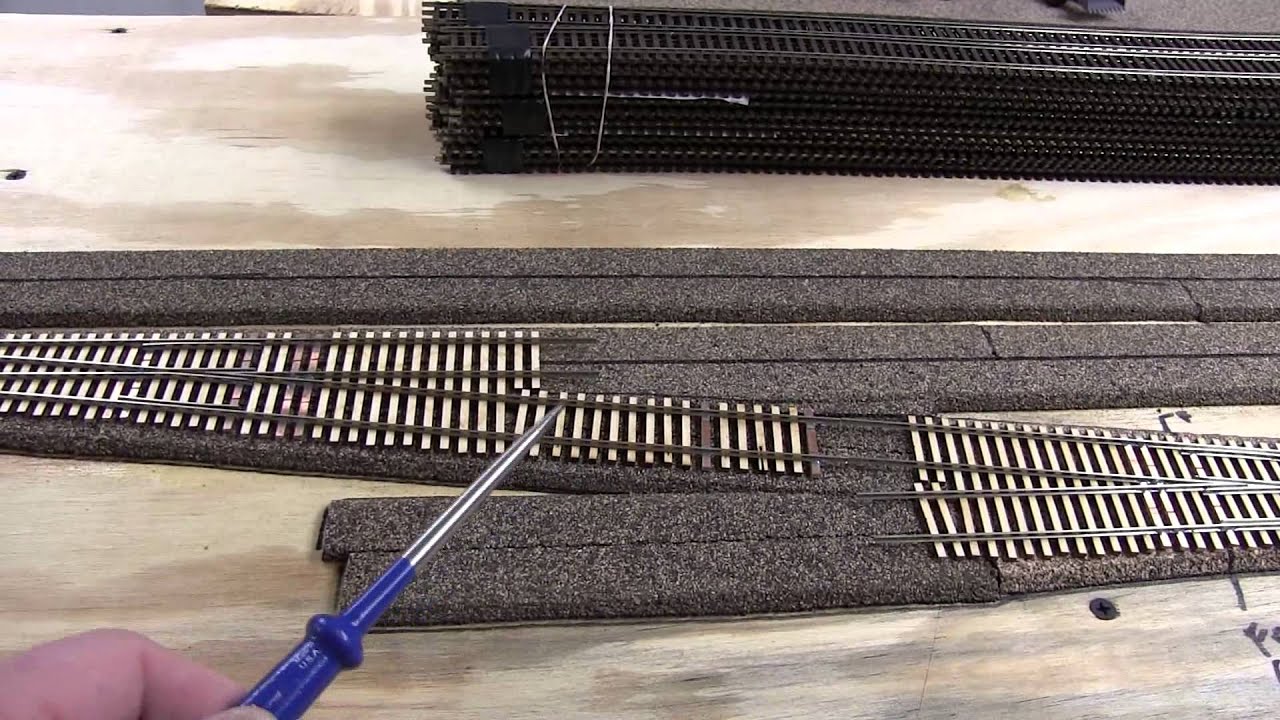 Model Railroad Layout Update Video 11- Fast Tracks Turnouts ...