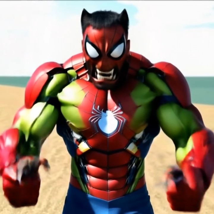 Franklin became iron Spider hulk Wolfverine#short#game# ...