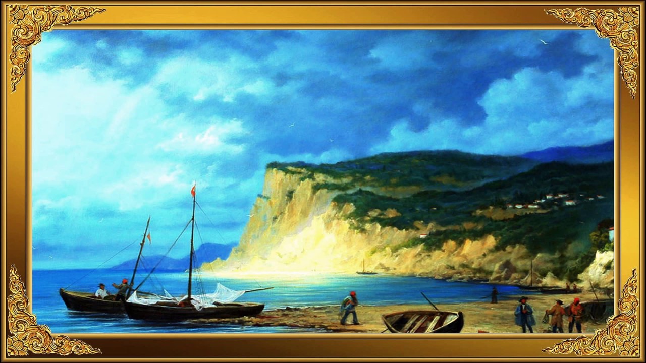 George Dmitriev, seascape painter - YouTube