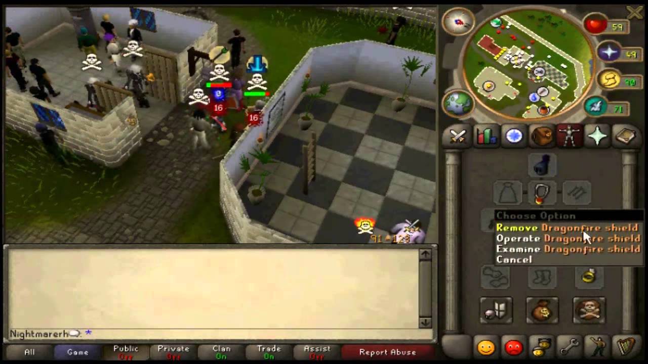 Runescape PvP World Pking Vid 12 Dragonfire Shield Pking! - YouTube