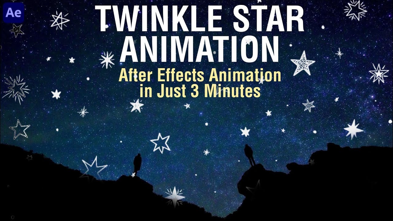 Twinkle Start Sky Animation in After Effects In Just 3 Minutes - YouTube