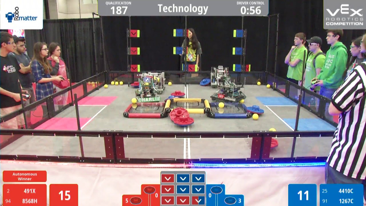 2019 VEX Worlds Technology Division Match Q187 - YouTube