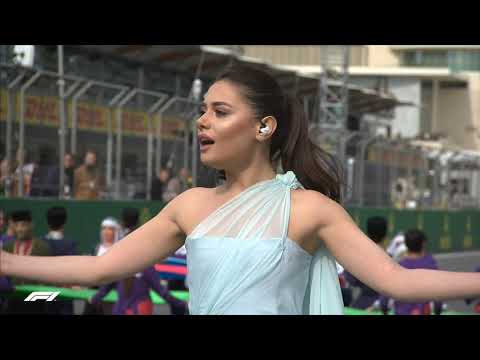 Azərbaycan Respublikasının Dövlət Himni - Samirə Əfəndiyeva. Formula 1, Baku. F1 TV HD. 29.04.2018