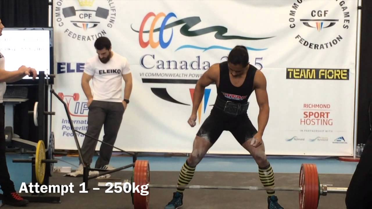 Salman Khan – Commonwealth Powerlifting Championships 2015 IPF/CPF 74kg ...