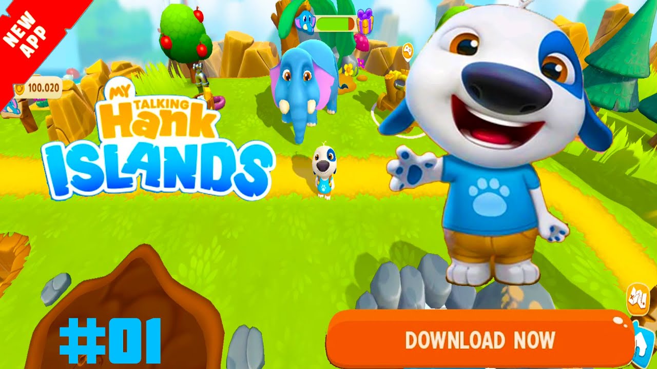 My Talking Hank Islands | Gameplay Parte #01 (iOS Android) - YouTube