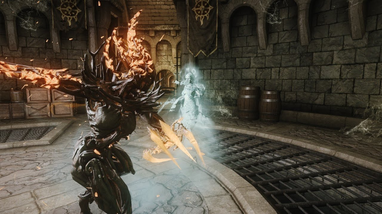 Wispmother vs Spriggan Matron | Skyrim - YouTube