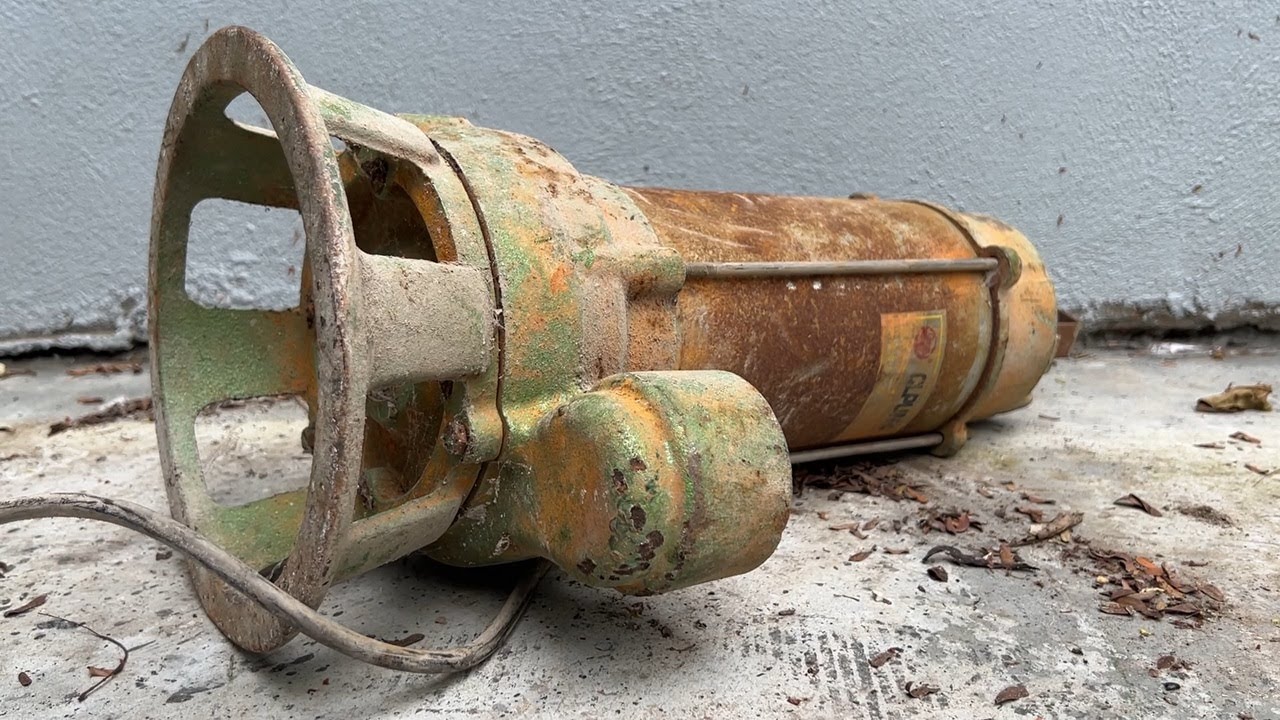 Rewind,Restoration motor submersible pumps old & fast,simple - YouTube