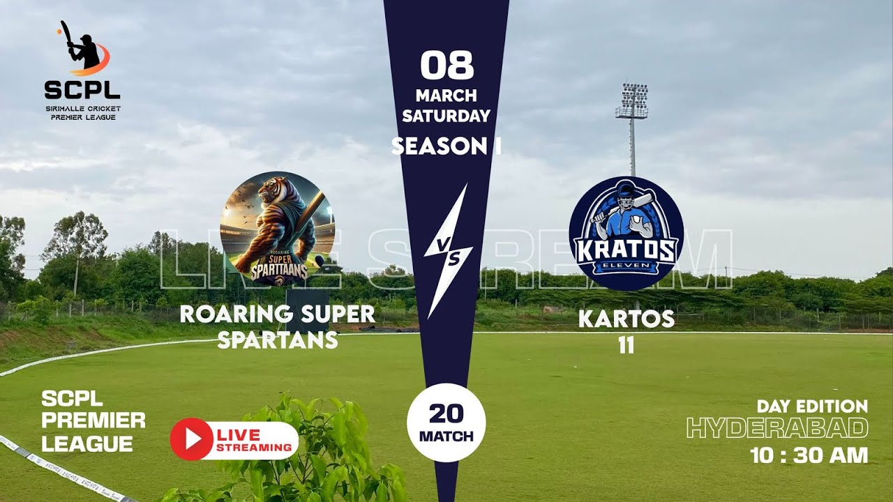 SCPL DAY EDITION 01 KRATOS 11 vs ROARING SUPER SPARTANS - YouTube