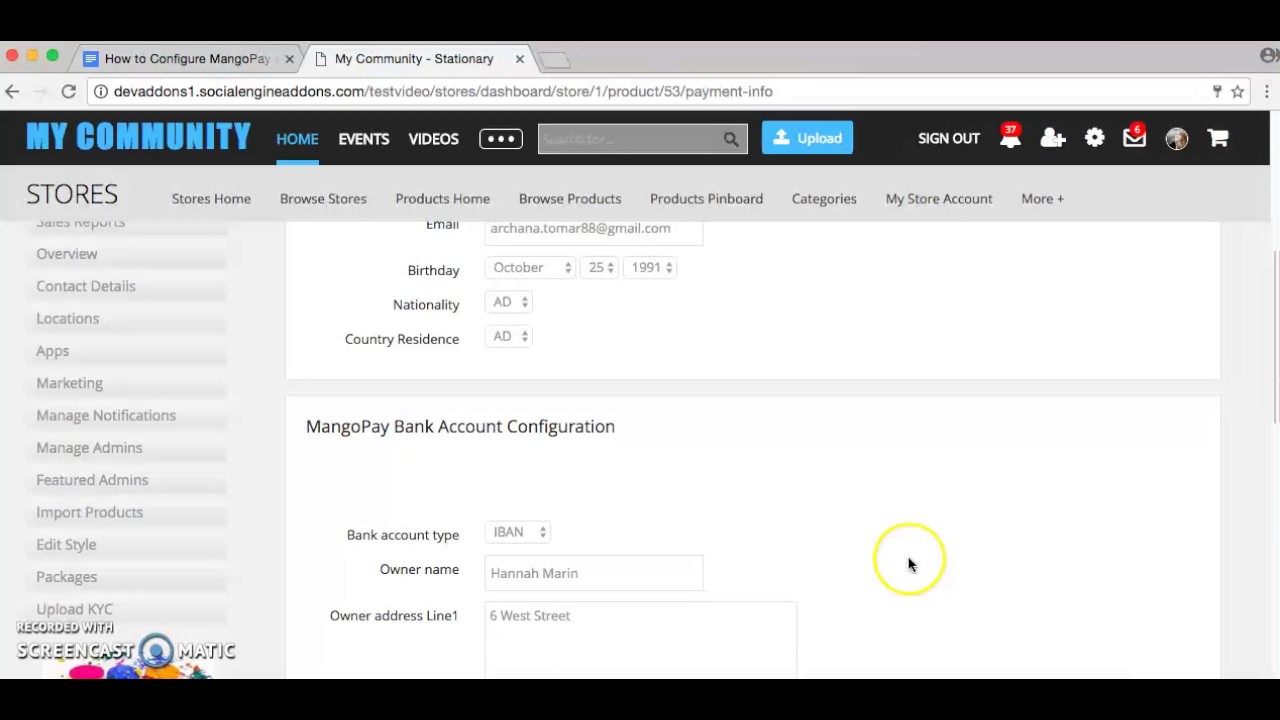 How to Configure MangoPay Escrow Payment Method - YouTube