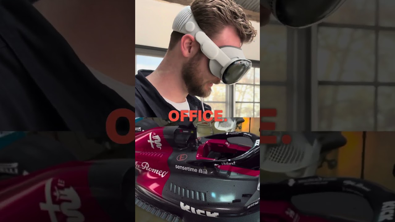 Wild Apple Vision Pro Apps - Jig Space - F1 Car #shorts @TLD