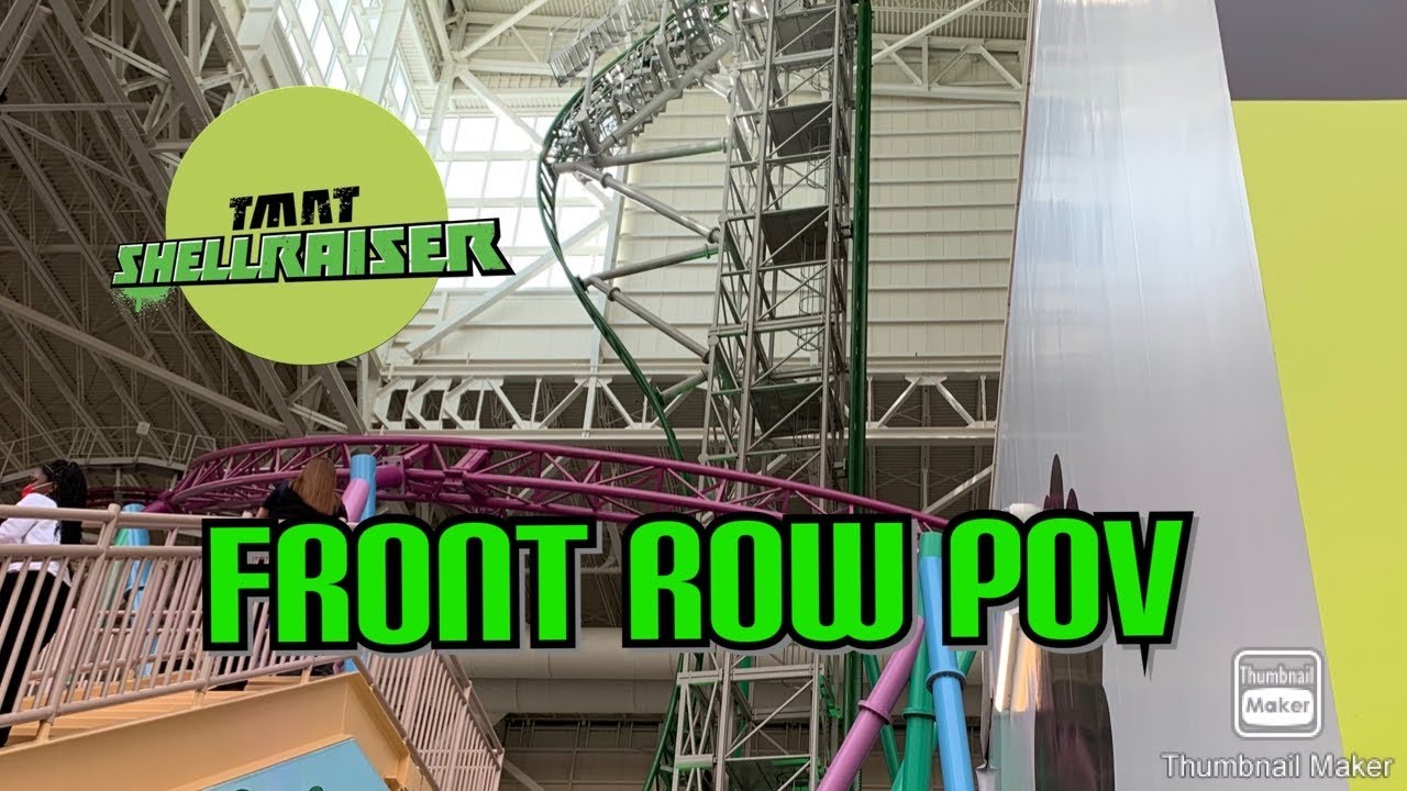 TMNT Shellraiser On-Ride Front Row POV (NON-Copyright)! - YouTube
