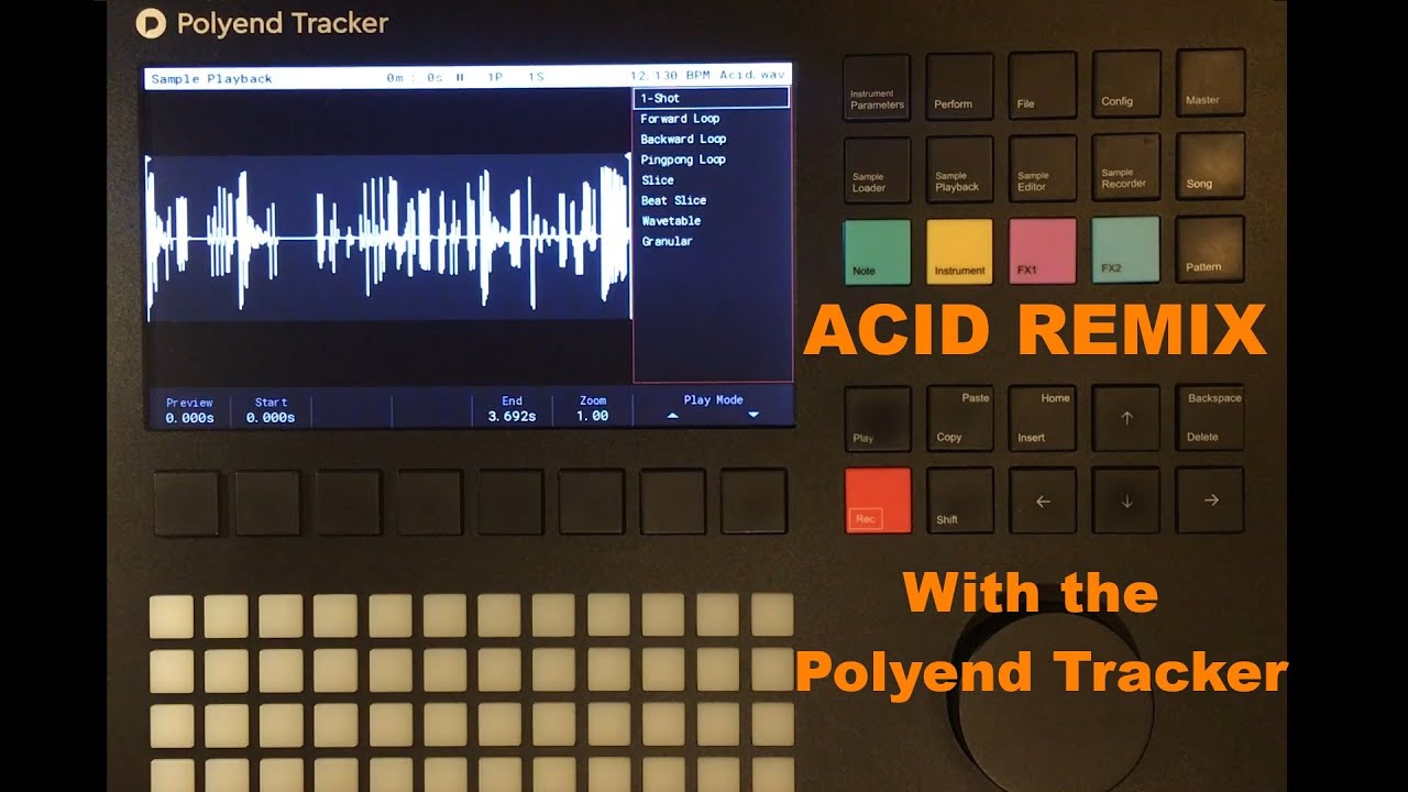 Remixing Acid: Stazma Polyend Tracker Tips & Tricks - YouTube