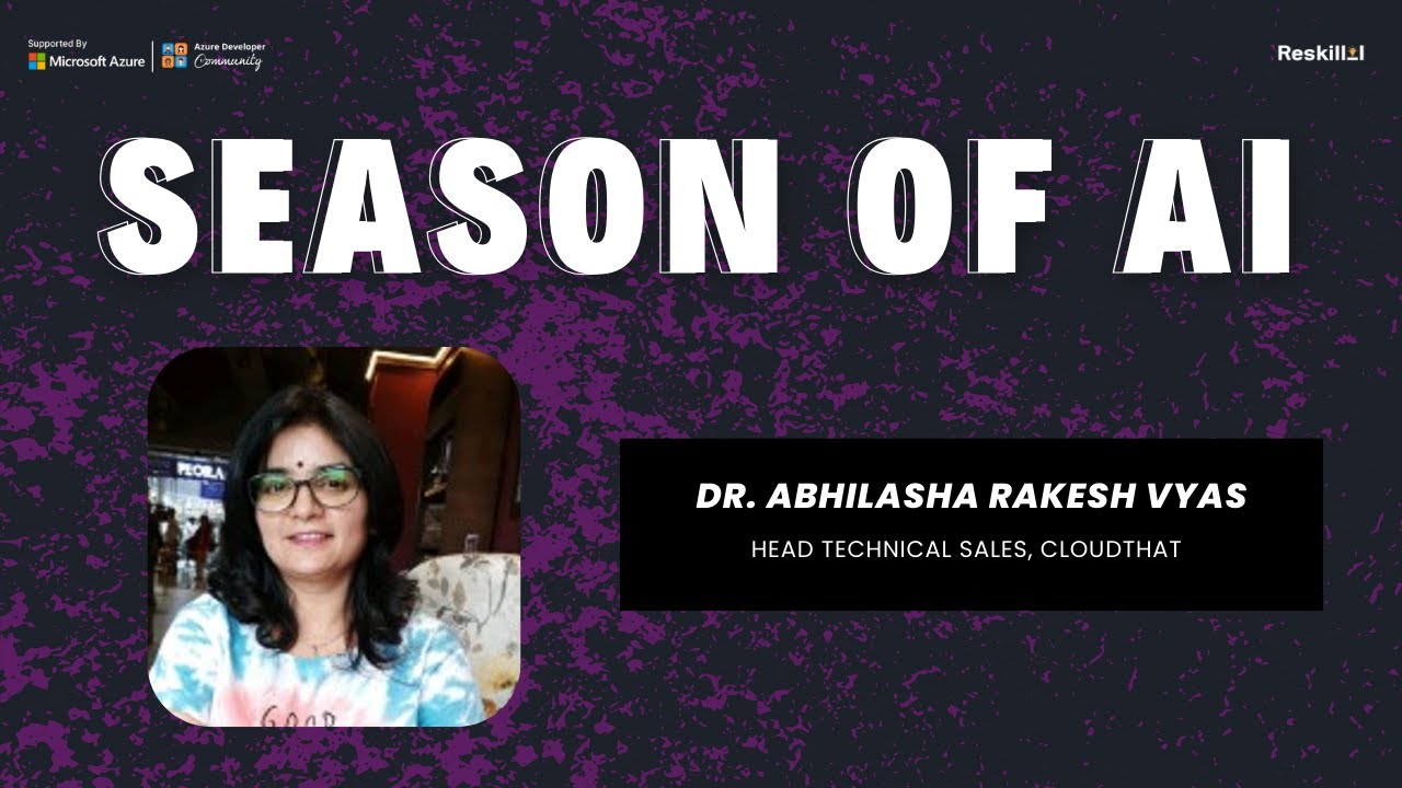 Creating AI-Driven Customer Support Systems | Season of AI | Dr. Abhilasha Vyas - YouTube
