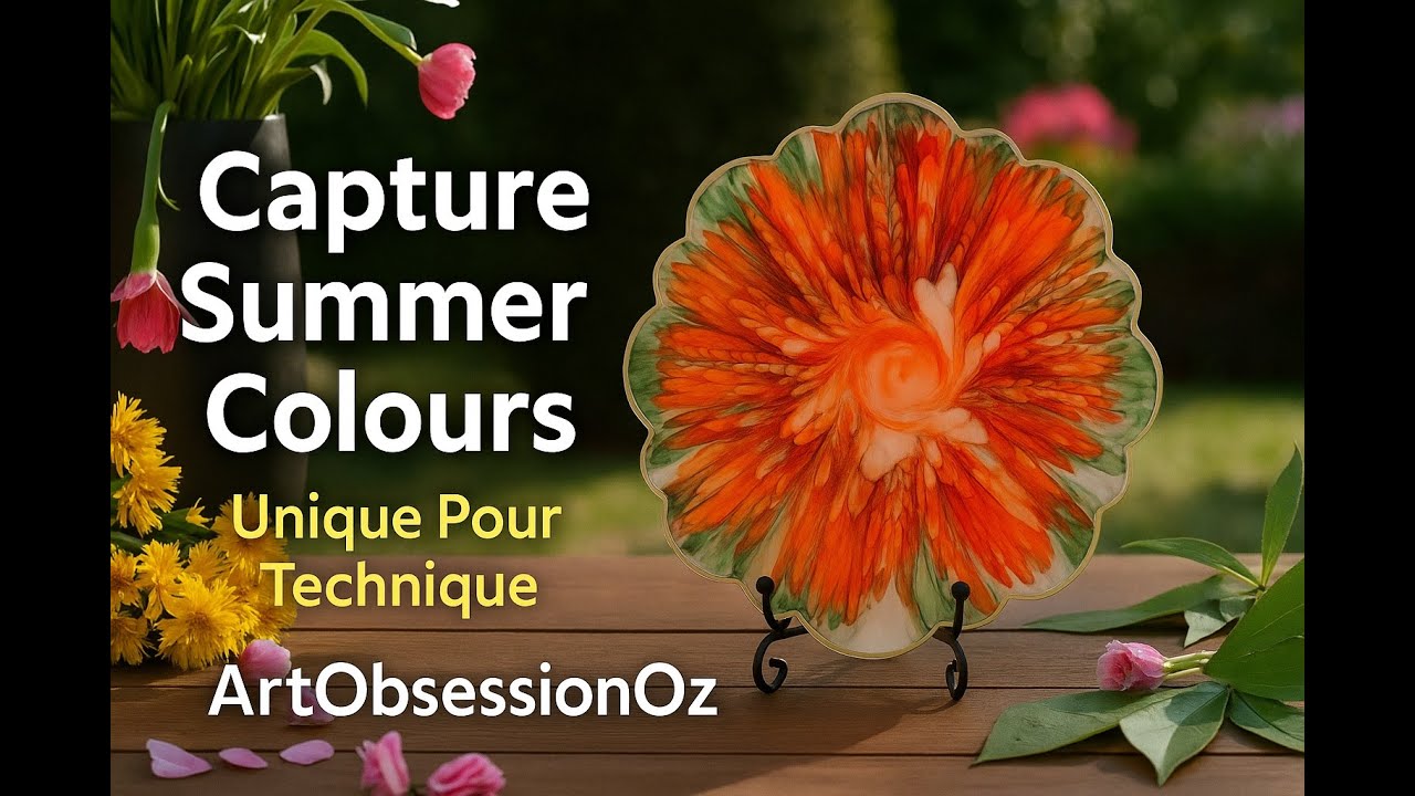 Create a SUMMER Masterpiece with this Easy Pour Technique - YouTube