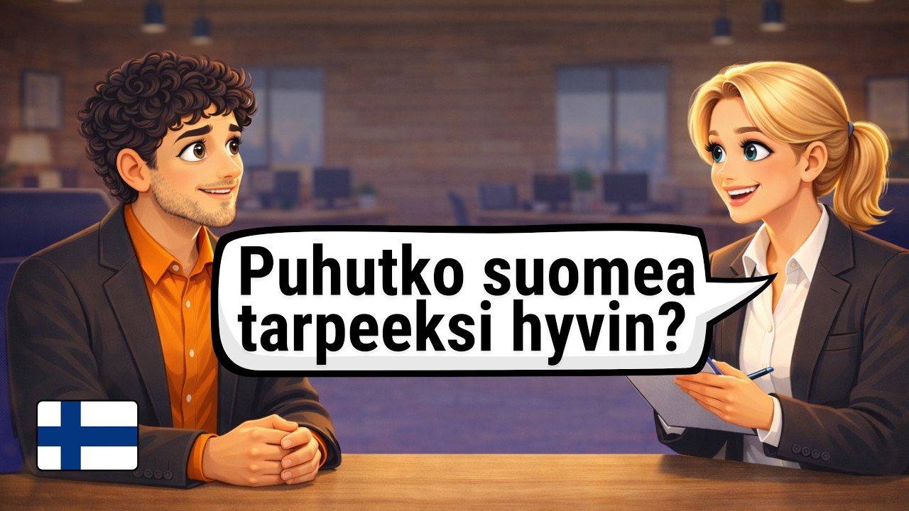 Job Interview in Finnish 🇫🇮 - Key Questions & Answers in Easy Finnish ...