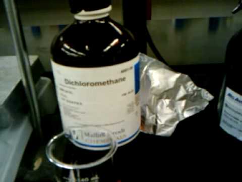 TLC test reaction mixture vs starting material methoxybenzyl alcohol ...