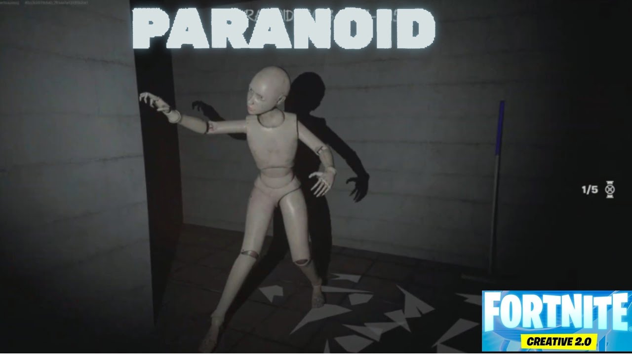 PARANOID HORROR MANNEQUIN Game (Fortnite Creative 2.0) - YouTube