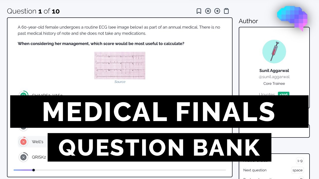 Medical Student Finals Question Bank (MCQ/SBA) | UKMLA | CPSA | PLAB 2 ...