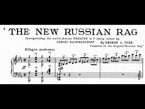 S. Rachmaninoff / L. Cobb - The New Russian Rag - YouTube