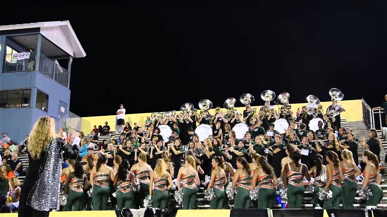 Mosley High School Band 2013 Game 2 - Wayward Son - YouTube