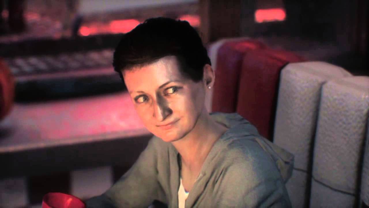 Arkham Knight intro's extremely shifty woman - YouTube