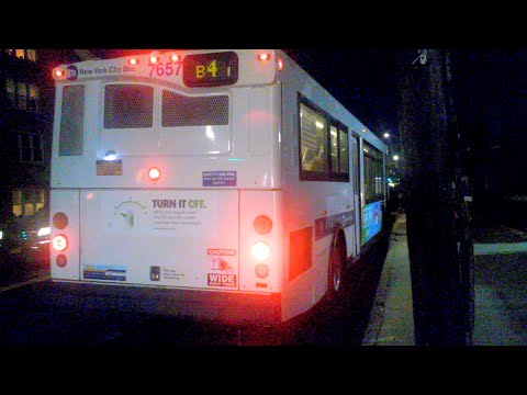 [MTA]: Narrows Av Bound 2003 Orion VII OG CNG [#7657] B4 Bus @ Av Z ...