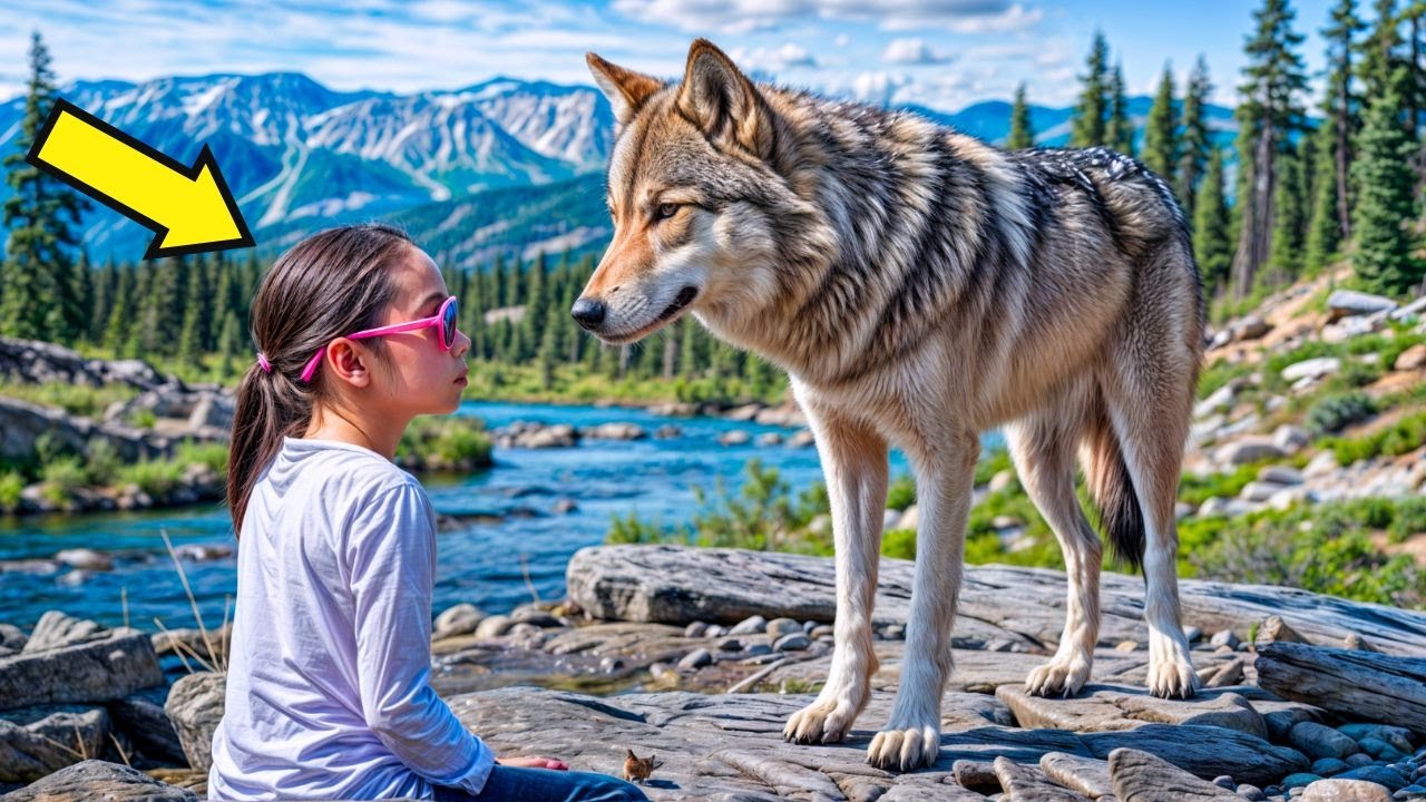 Wolf Finds Blind Girl Abandoned On A Mountain, His Reaction Made ...