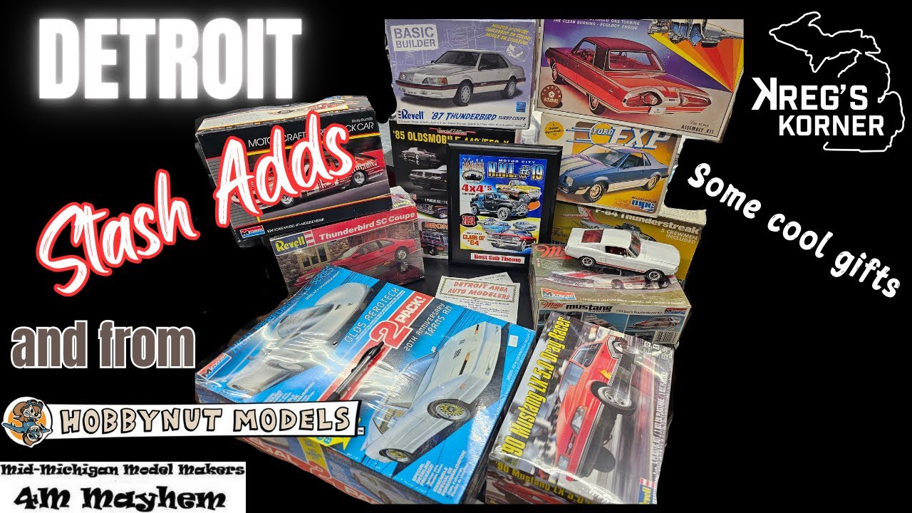 DETROIT MODEL SHOW STASH ADDS WITH ADDS FROM HOBBY NUT MODELS. # ...