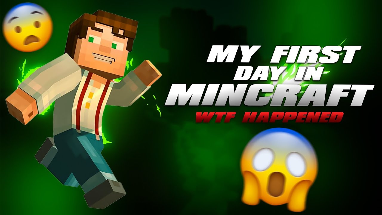 My Frist day in Minecraft 🥳 day- 1 #minecraft - YouTube