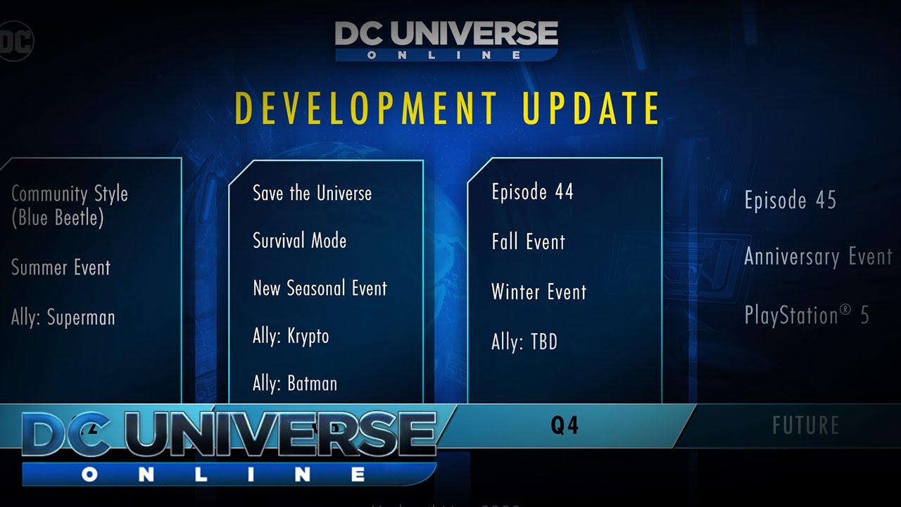 DCUO | Development Update - May 2022 [Survival Mode, New Episode and ...