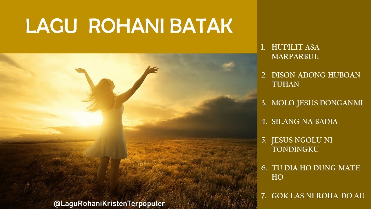 10 Lagu Rohani Batak Populer Sepanjang Masa (2018) YouTube Music