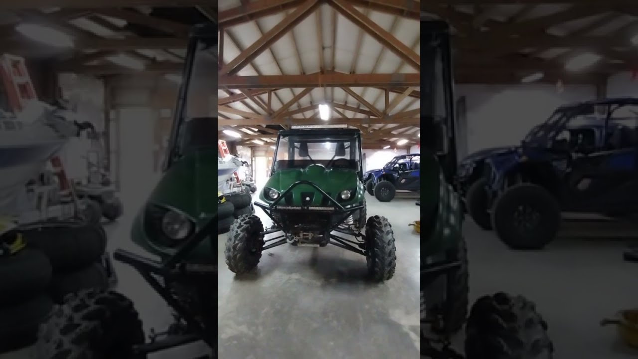 06 Yamaha rhino beast 450 modded, lifted wheeler - YouTube