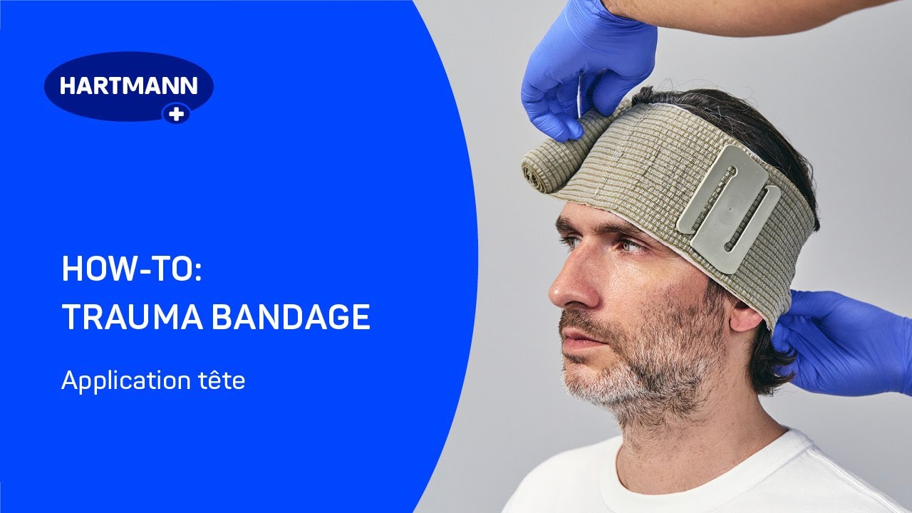 HOW-TO: TRAUMA BANDAGE – application sur la tête - YouTube