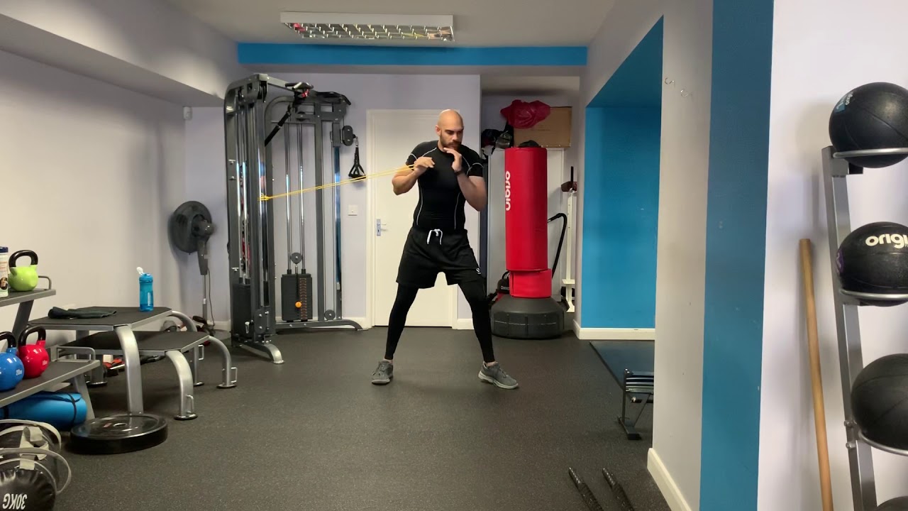 Single Arm Press w/Rotation - YouTube