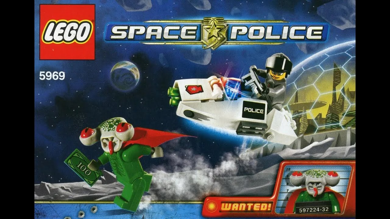LEGO SPACE POLICE - SET 5969_SQUIDMAN ESCAPE - YouTube