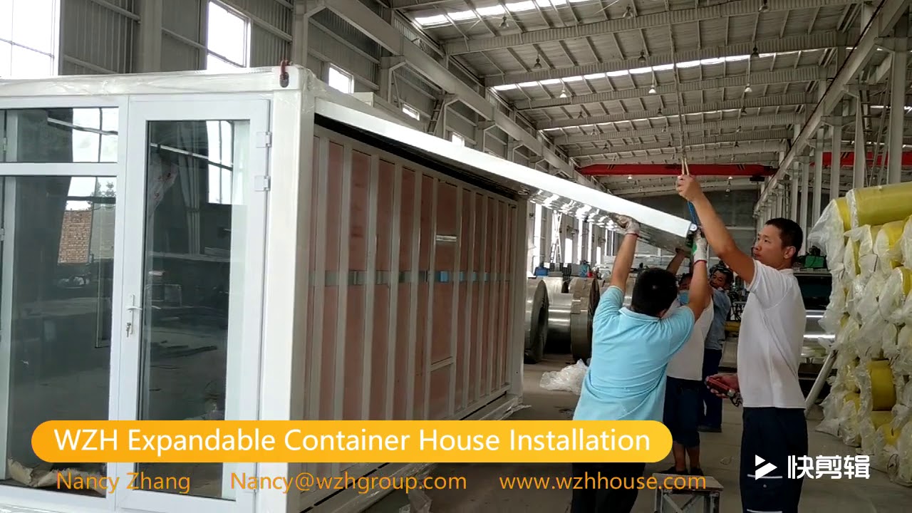 WZH Expandable Container house - YouTube
