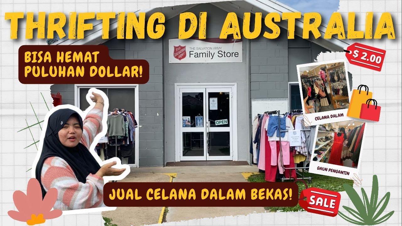 THRIFTING / OPSHOP DI AUSTRALIA - YouTube