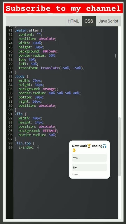 🐠🐋🐟Fish Bowl 🥣| #html #css #js #tranding 🎓🥉#programming 🎧#study 📚 #shorts 👈#viralvideo #coding 🎧 ...