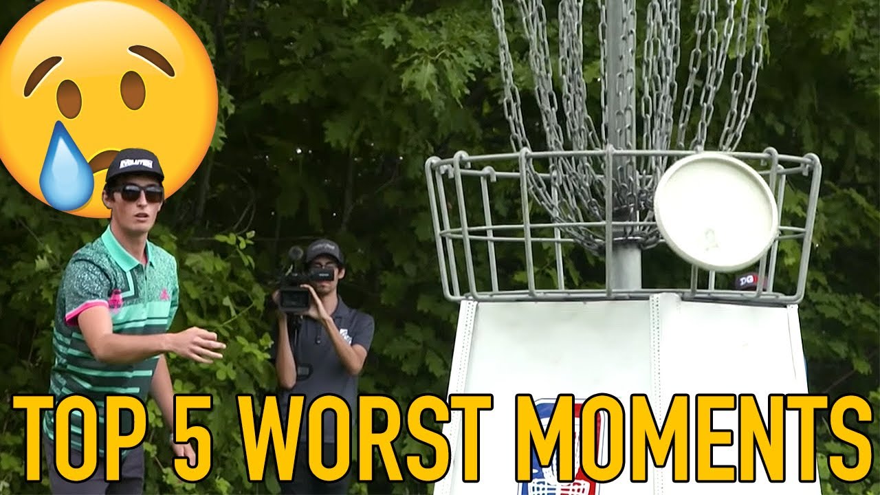MY TOP 5 WORST PROFESSIONAL DISC GOLF MOMENTS! (Why Failure Is ...