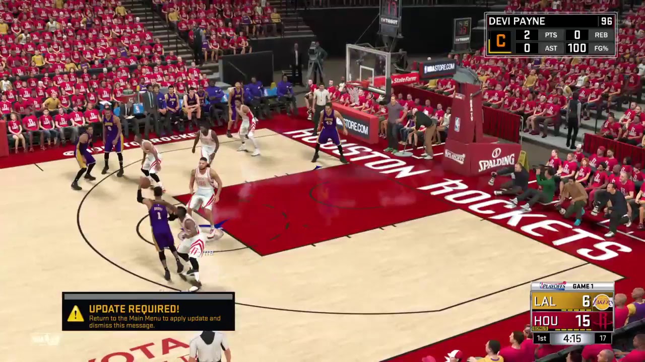 NBA 2k 17 p3 career devi payne post season - YouTube