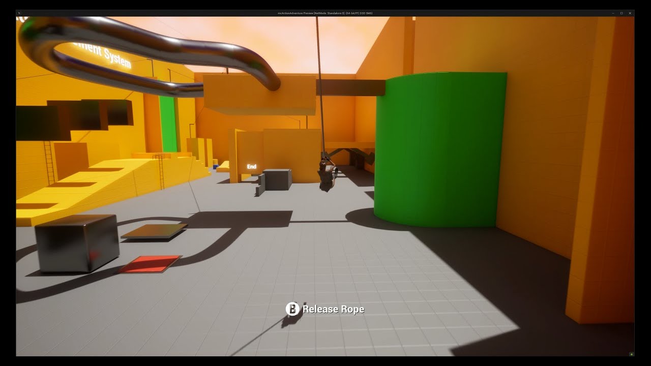 Unreal Engine 5.3 - Testing Action-Adventure Movement System with ...