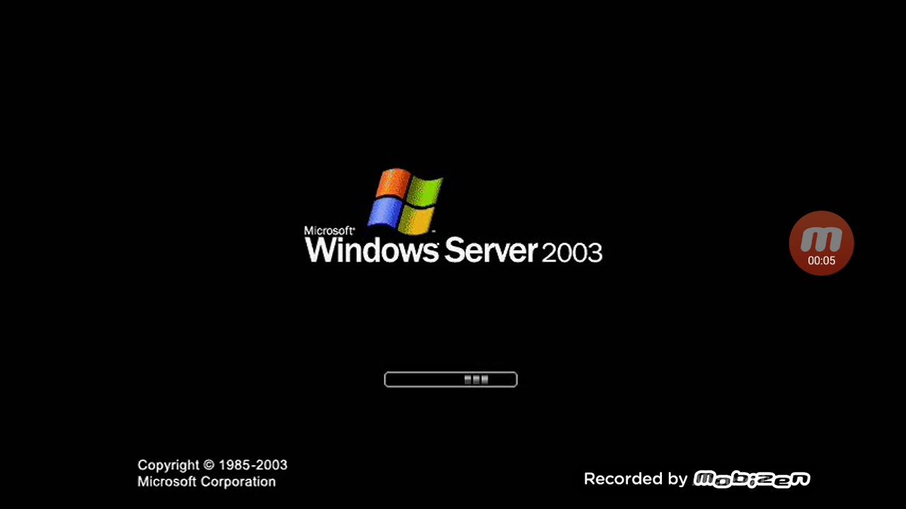 Windows Server 2003 Startup - YouTube
